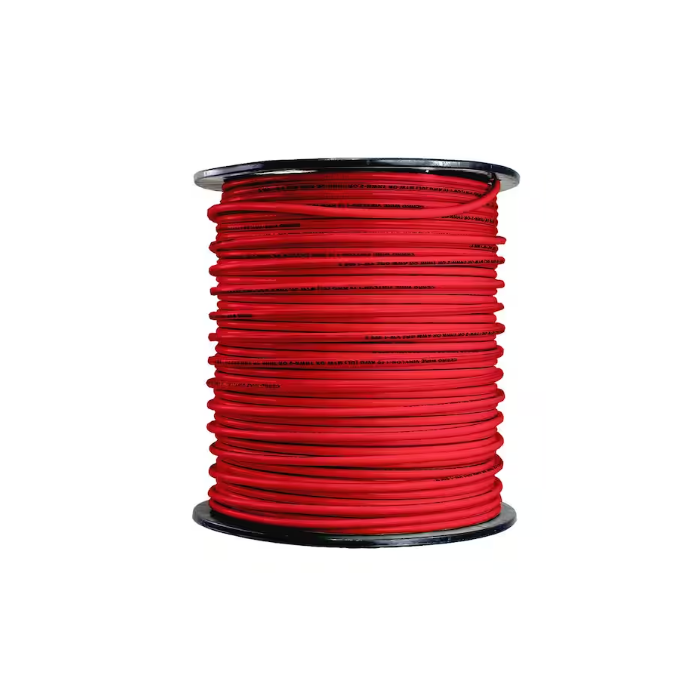 ADC THHN/THWN-2 10 AWG Wire, 1C (STR) 600V 500'-Red Cable — Build the Power