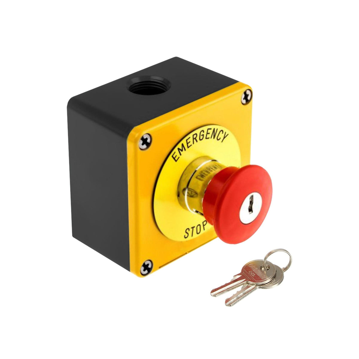 The Outdoor Plus Emergency Stop Button with Key — Build the Power