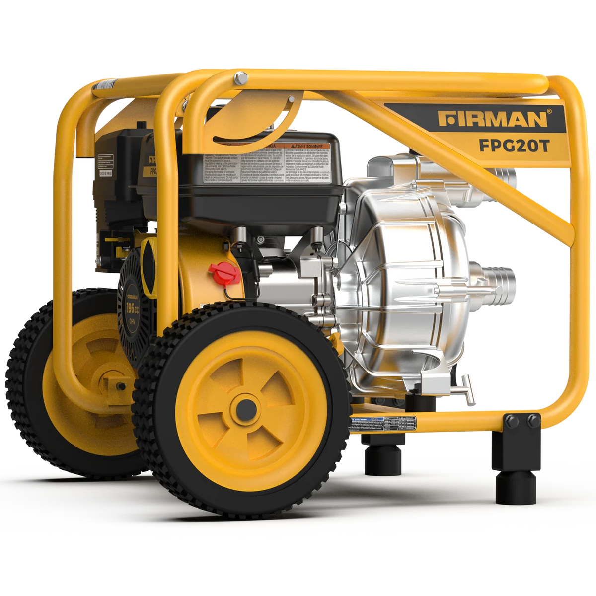 Firman 2″ High‑Pressure Water & Semi‑Trash Pump — Build the Power