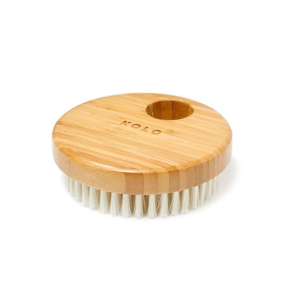 KOLO Bath Brush Bambu – Natural Bamboo, No Handle — Build the Power