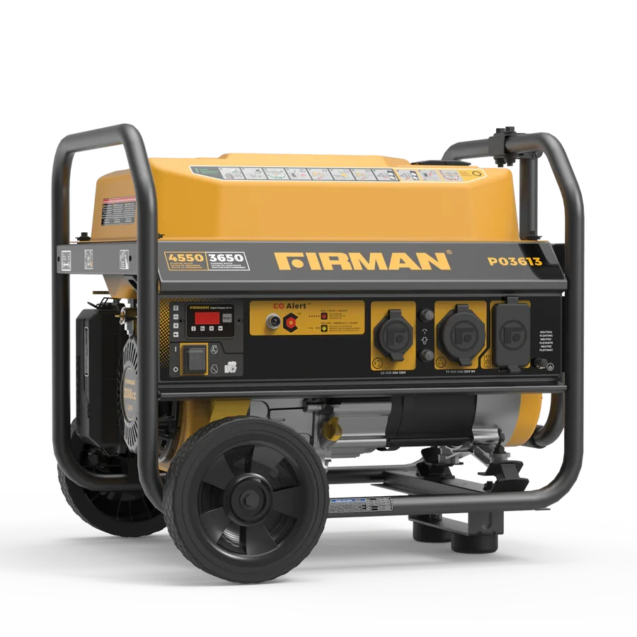 Firman 4550W Gas Generator – Recoil Start & CO Alert — Build the Power