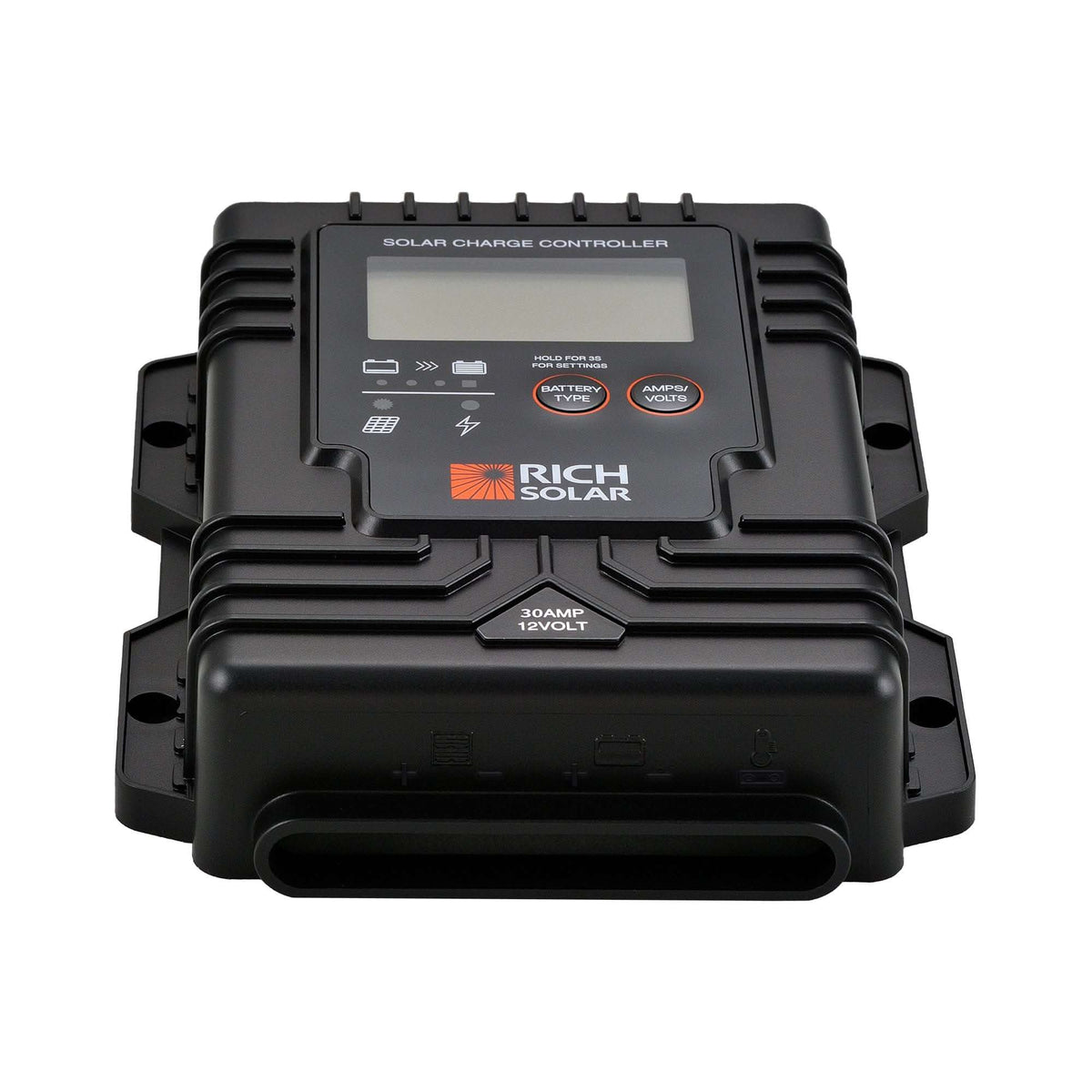 Rich Solar BRAVO 30A Waterproof PWM Charge Controller — Build the Power