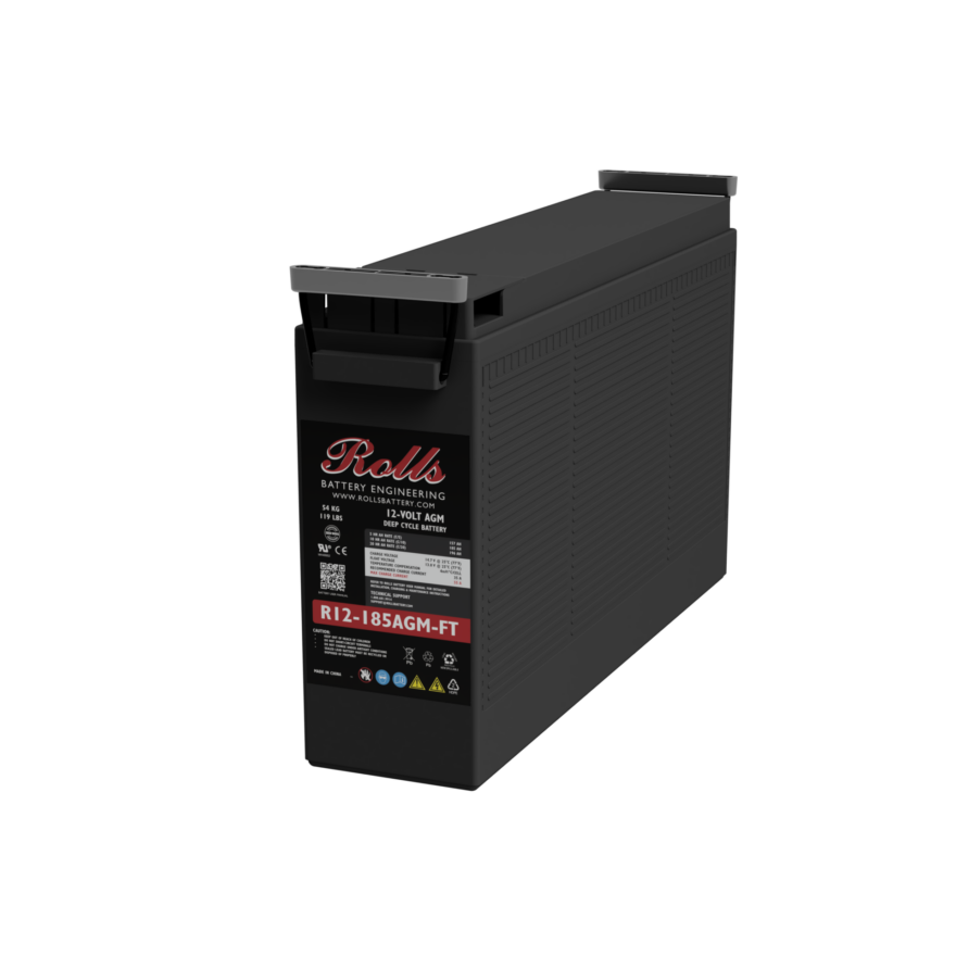 Rolls R12‑185AGM‑FT 12 V Deep‑Cycle AGM Battery — Build the Power