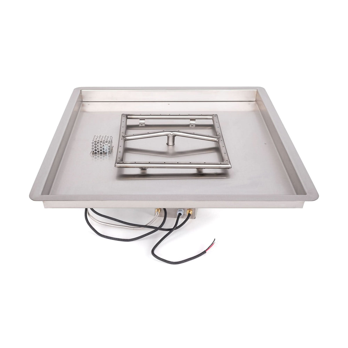 The Outdoor Plus Square Drop In Pan & Square SS Burner — Build the Power