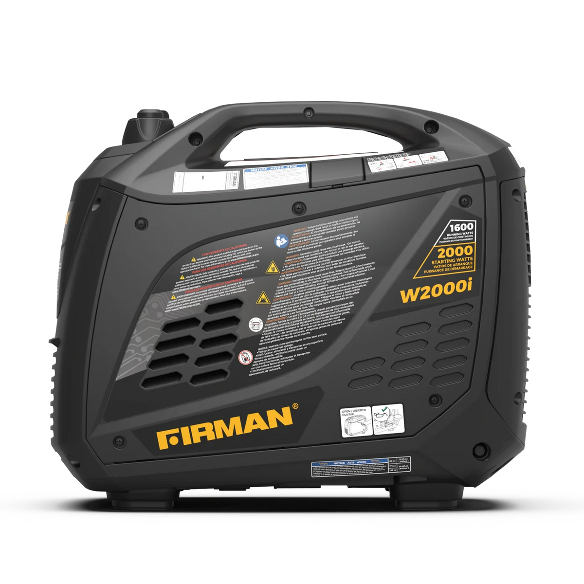 Firman Refurbished Gas Inverter 2000W Recoil Start — Build the Power
