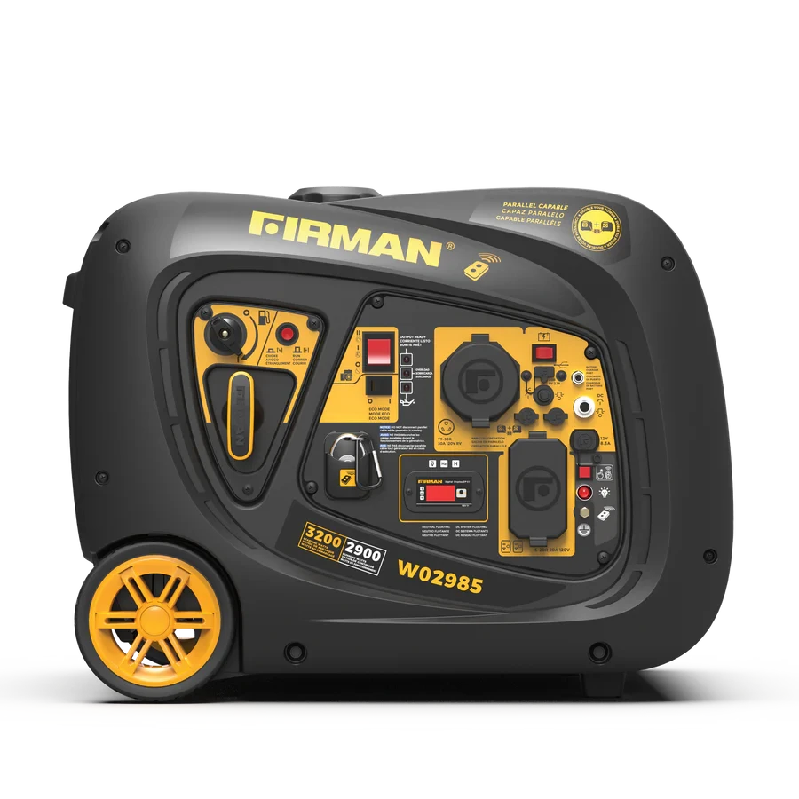 Firman 3200W Inverter Generator - Remote Start, Quiet & Efficient Powe ...