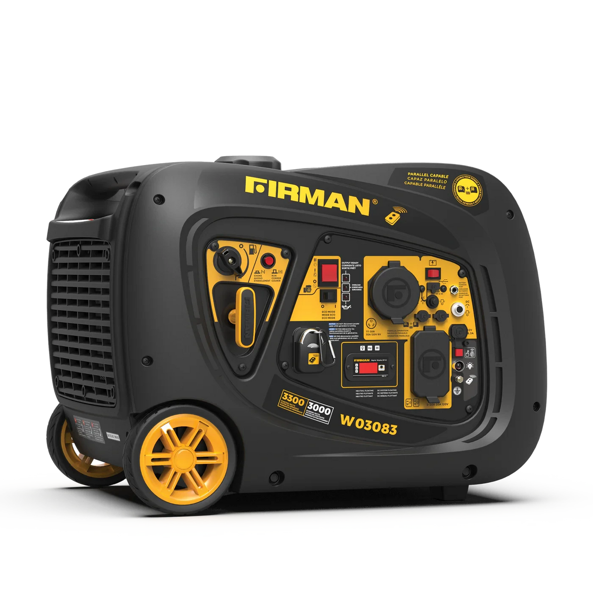 Firman Inverter Gas Portable Generator 3300W Recoil Start — Build the Power