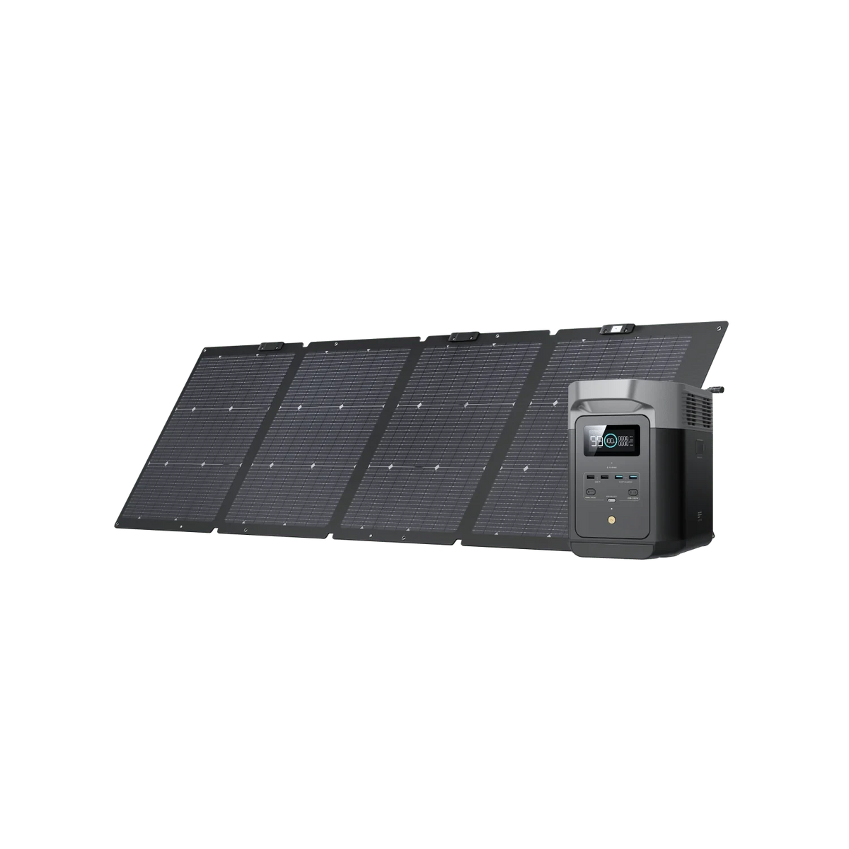 EcoFlow DELTA 2 + 1*220W Portable Solar Panel — Build the Power