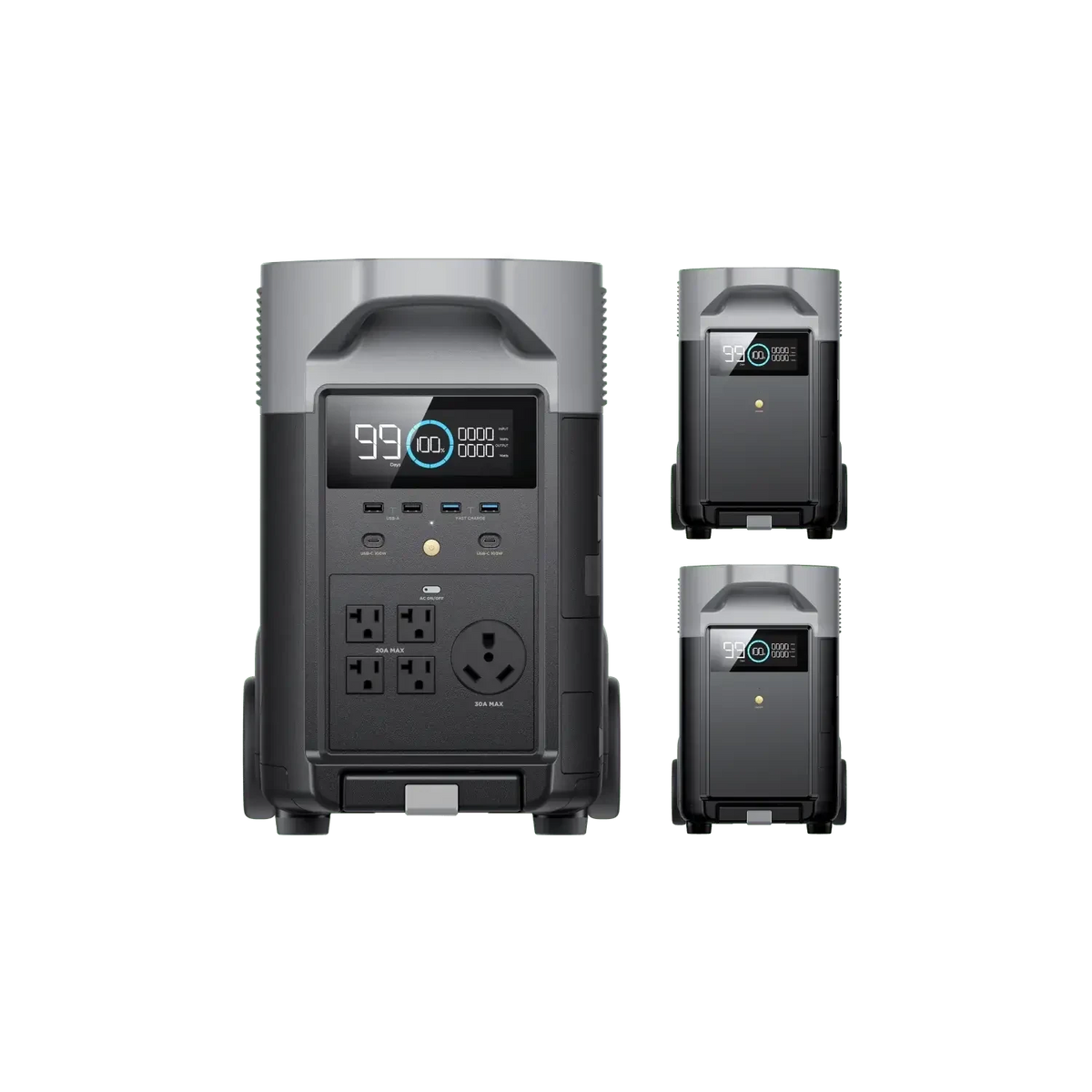 EcoFlow DELTA Pro + 2 Extra Batteries Bundle — Build the Power