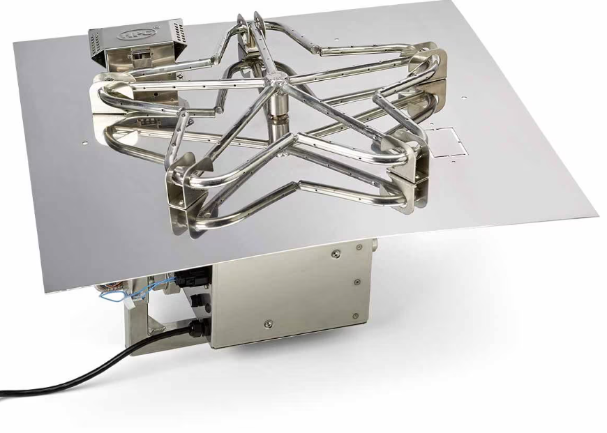 HPC Fire 36" Square Flat Hi/Lo Ignition - 250K BTU, LP — Build the Power