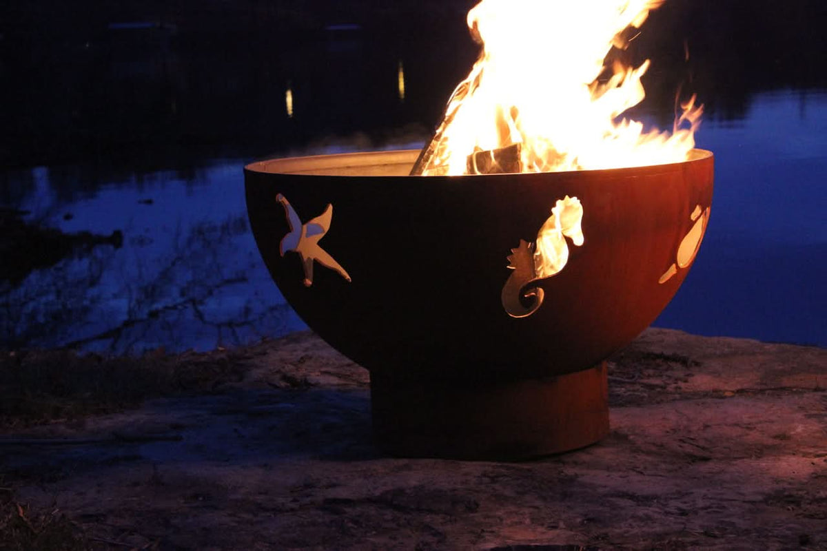 Fire Pit Art Sea Creatures Fire Pit — Build the Power