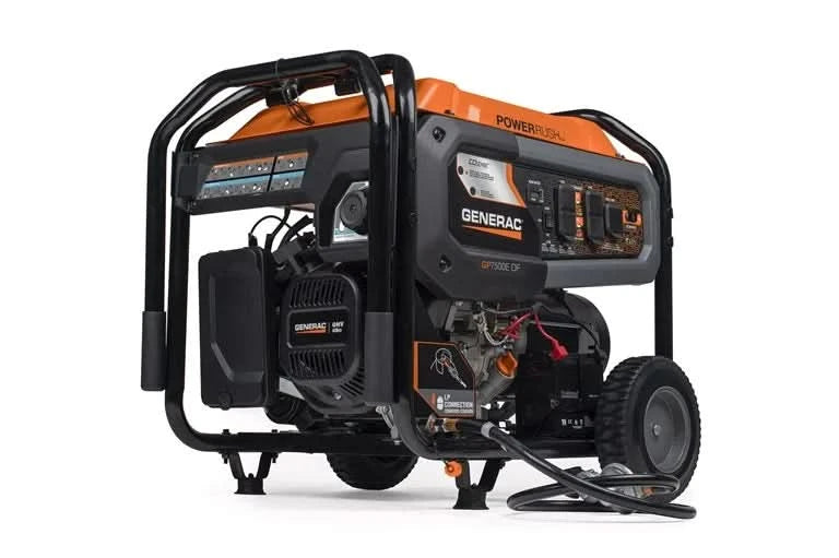 Generac GP7500E-DF Portable Generator – 7500W Dual-Fuel with CO-SENSE ...