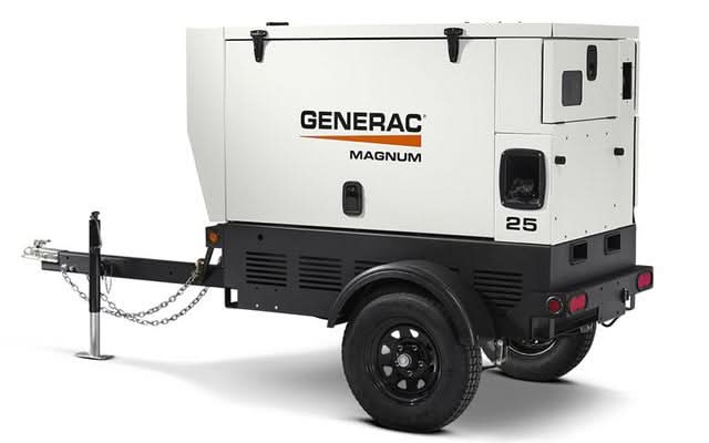 Generac Magnum Mdg25if4 - 20 KW Trailer-mounted Diesel Generator, Isuz ...
