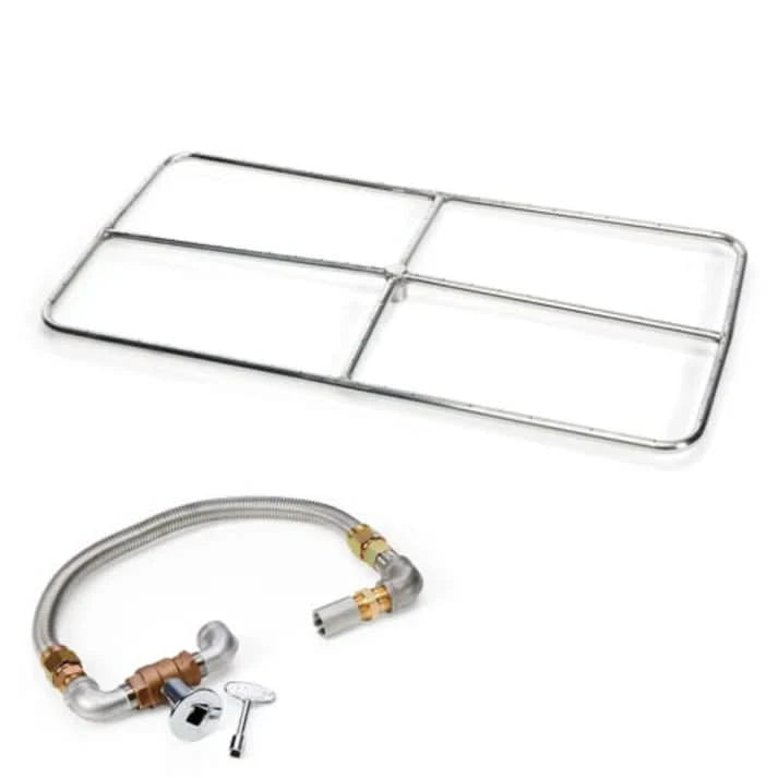 HPC 24”x 12” Rectangle Burner Fire Pit Kit — Build the Power