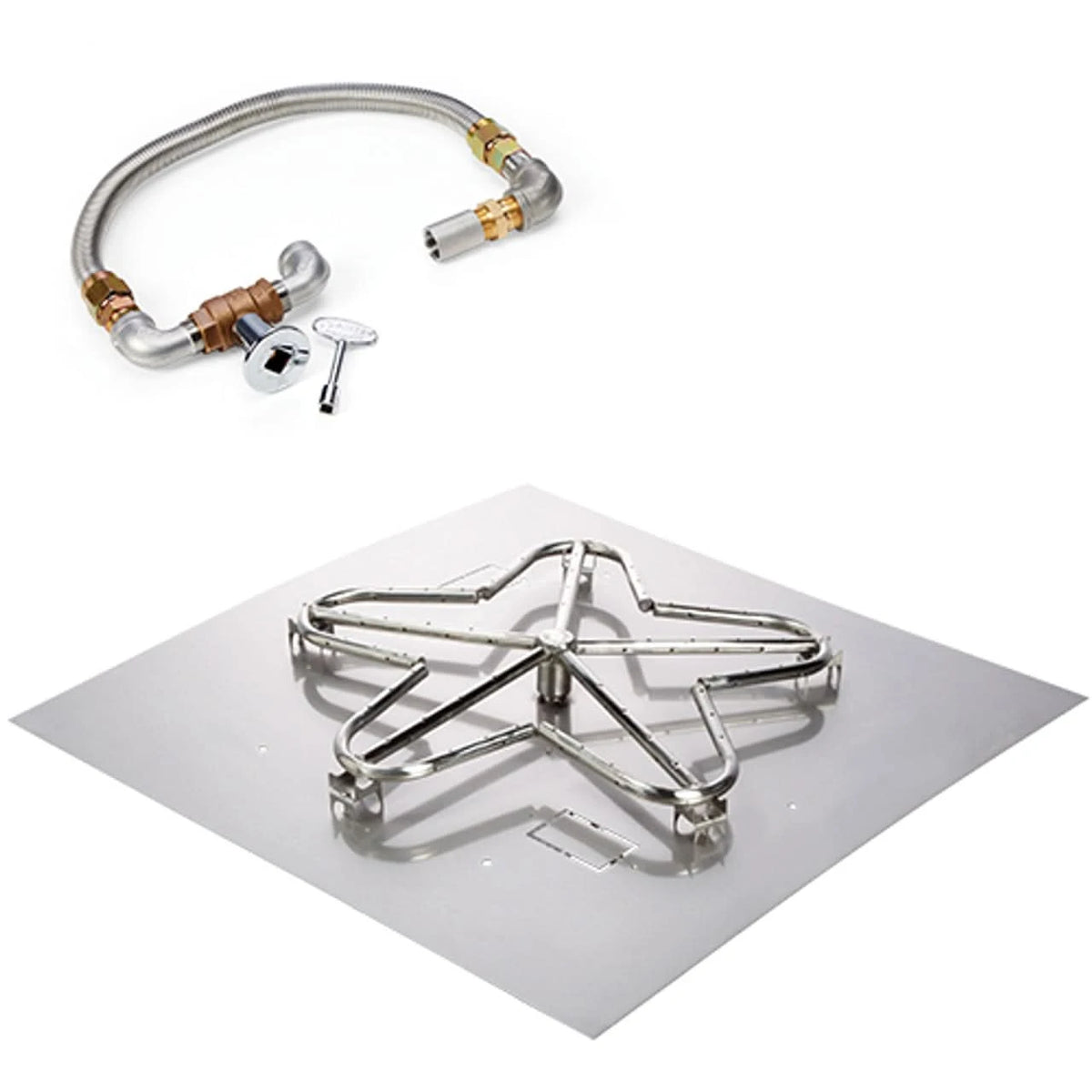 HPC Fire 18″ SST 5‑Spoke Match‑Lit Fire Pit Insert — Build the Power