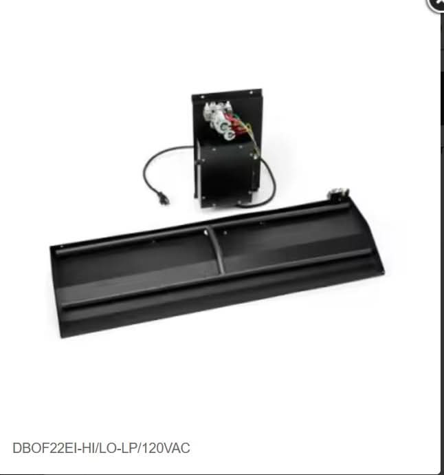 HPC 22″ Dual H‑Burner Outdoor Fireplace Kit – 120 VAC — Build the Power