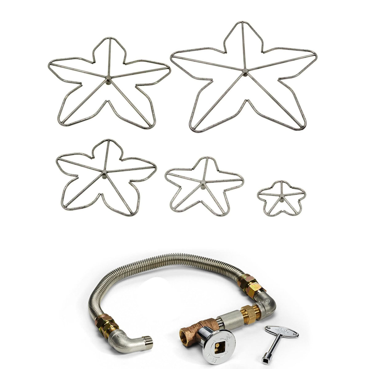 HPC Fire FPS Penta Match Light Gas Fire Pit Kit Torpedo — Build the Power