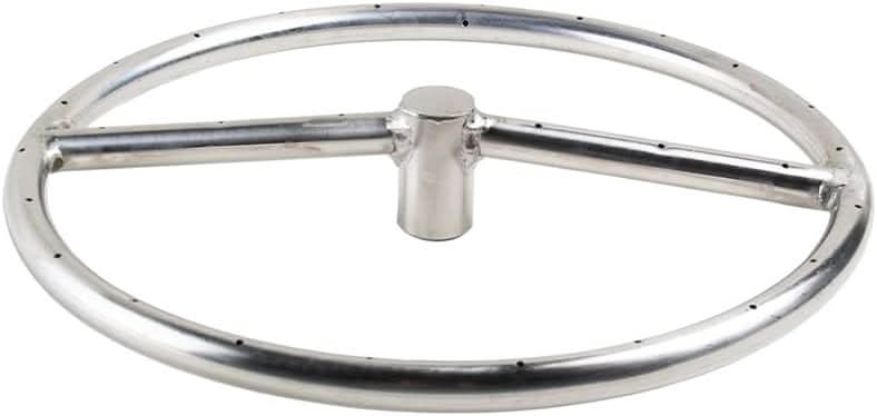 HPC Fire FR-12LP KIT 2" Single Black Iron Fire Ring — Build the Power