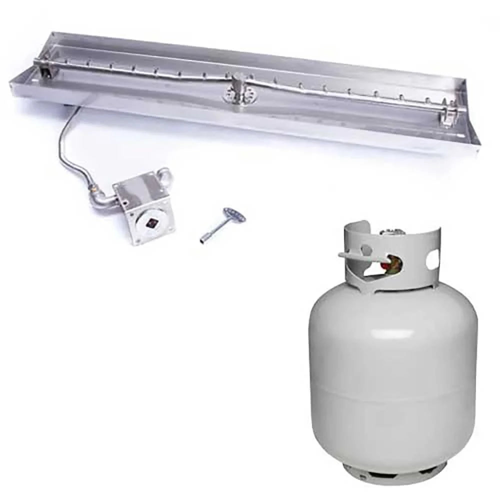 HPC Fire Linear Interlink Burner Kit | Match Lit Small LP — Build the Power