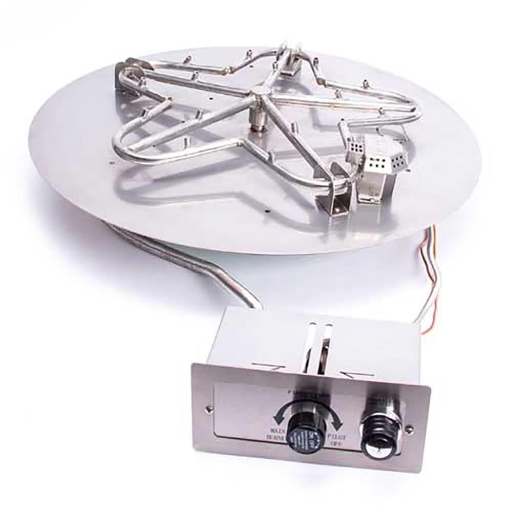HPC Fire Penta FPPK Gas Fire Pit Kit | Round Pan & Burner — Build the Power