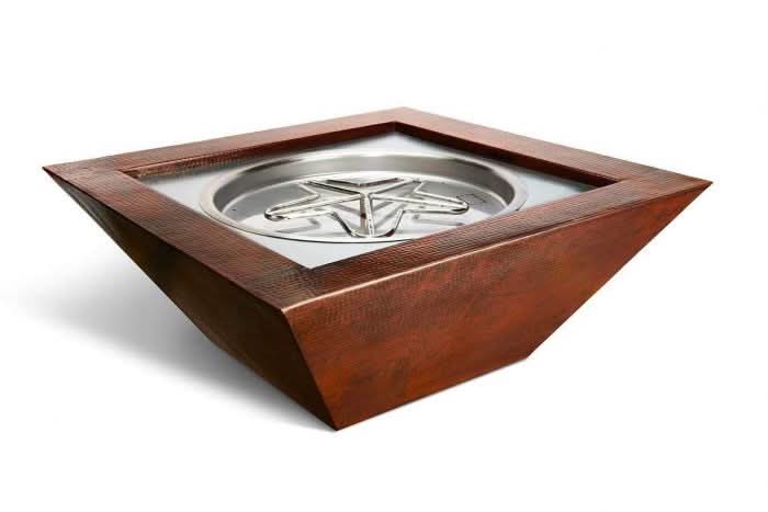 HPC Fire Sedona 40" Copper Fire Pit – Electronic Ignition — Build the Power